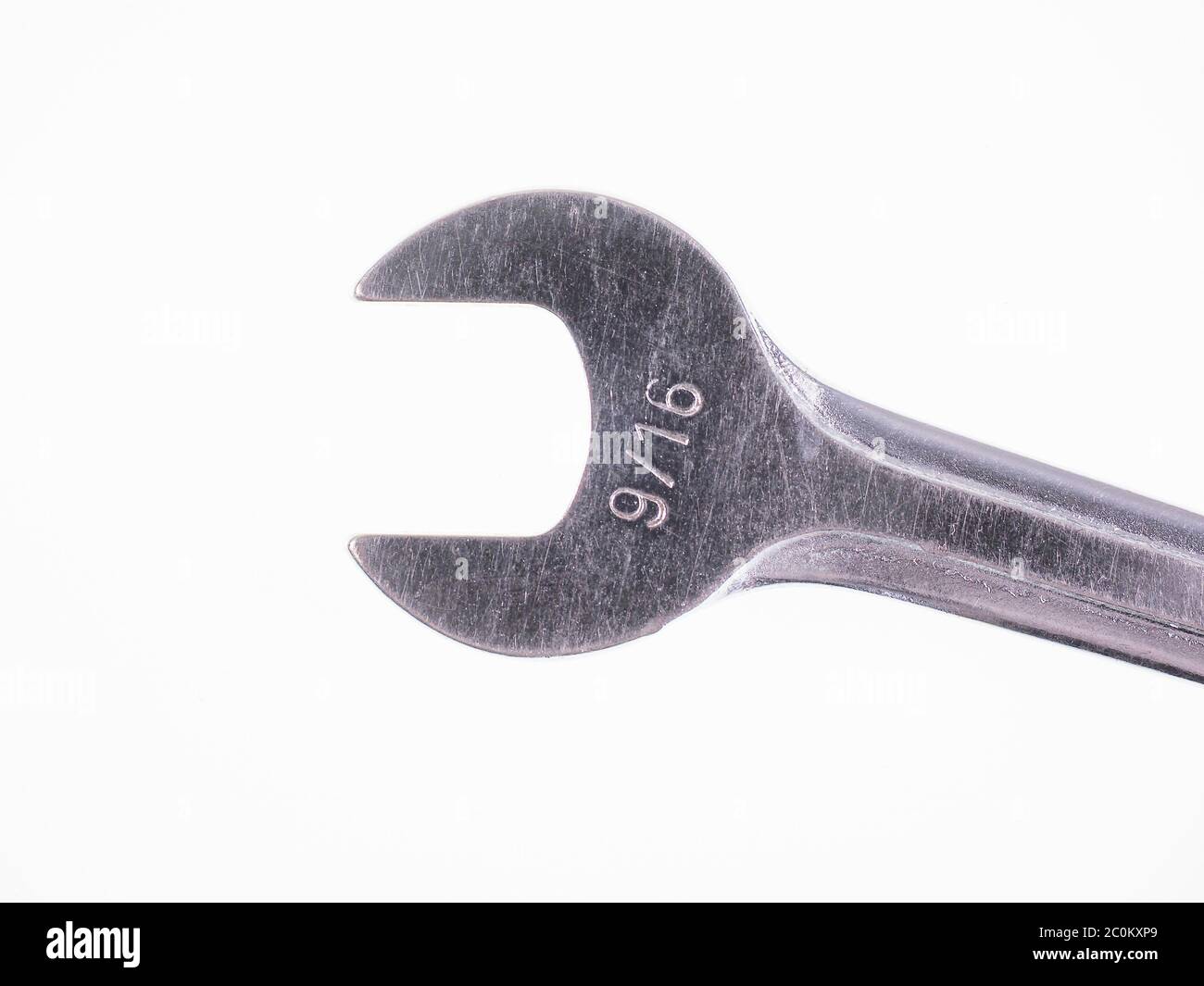Open ended metal spanner Cut Out Stock Images & Pictures - Alamy