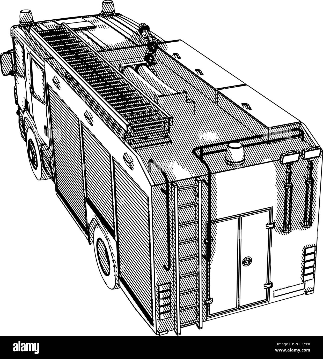 Fire Truck Cad Drawings