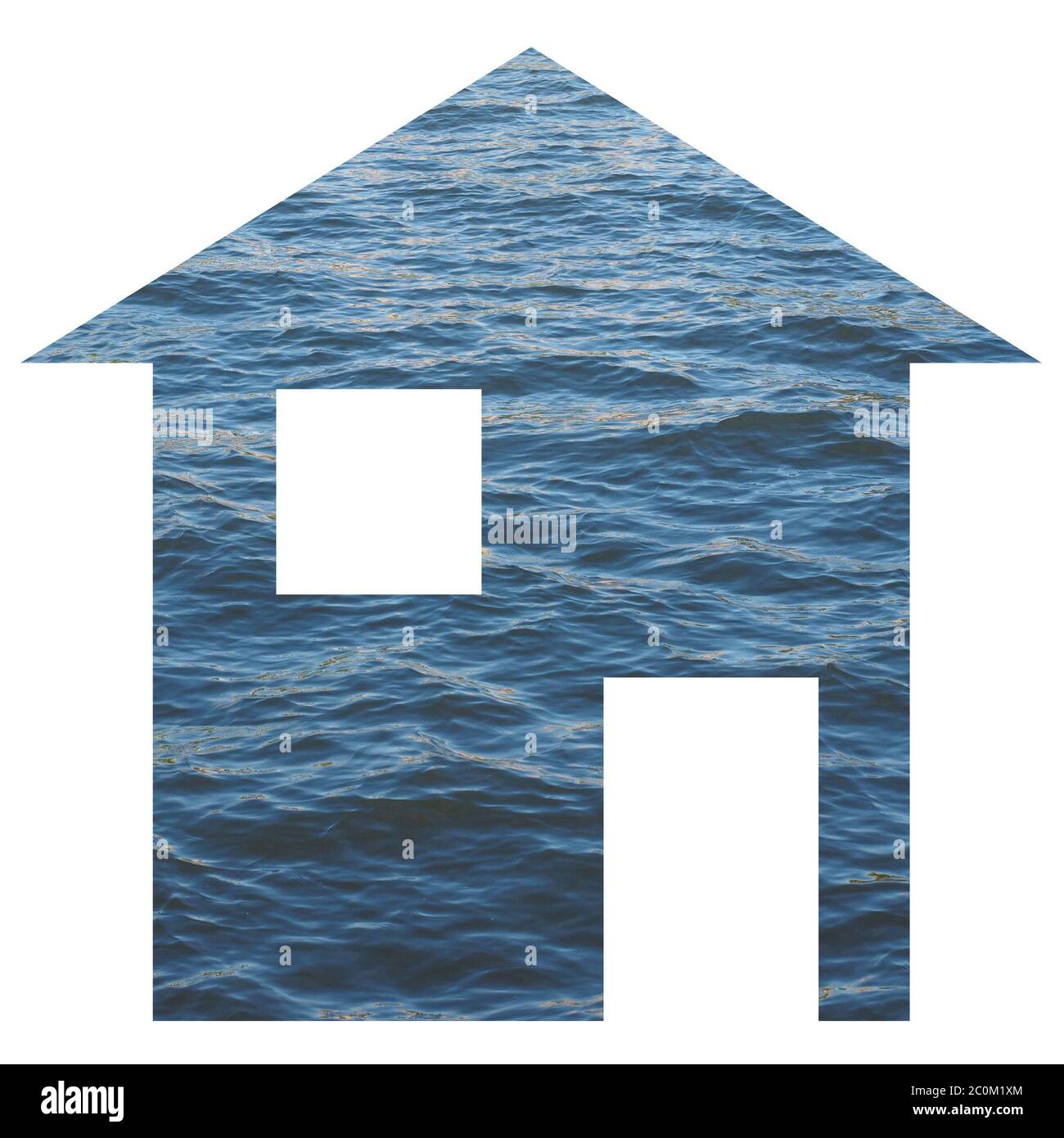 Real water waves Cut Out Stock Images & Pictures - Alamy