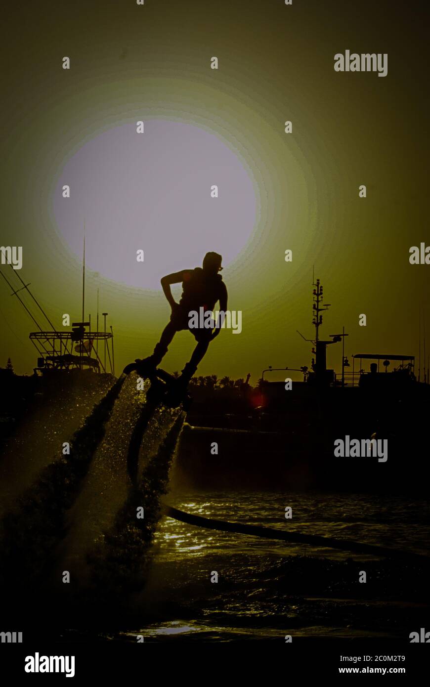 Water Jet Surfing Stock Photo - Alamy