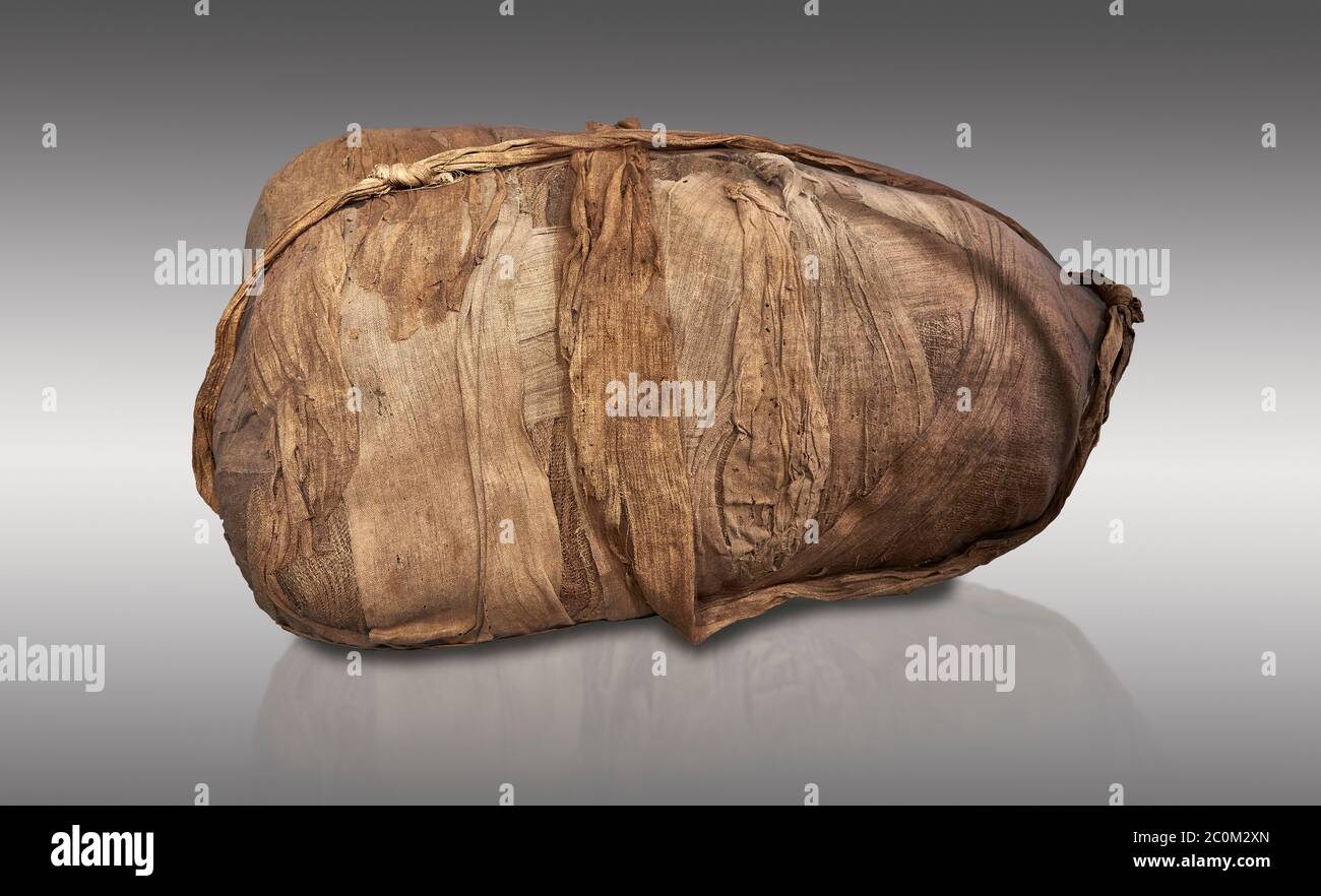 Rare ancient Egyptian mummy bundle, necropolis of Gebelein, Old Kingdom ...