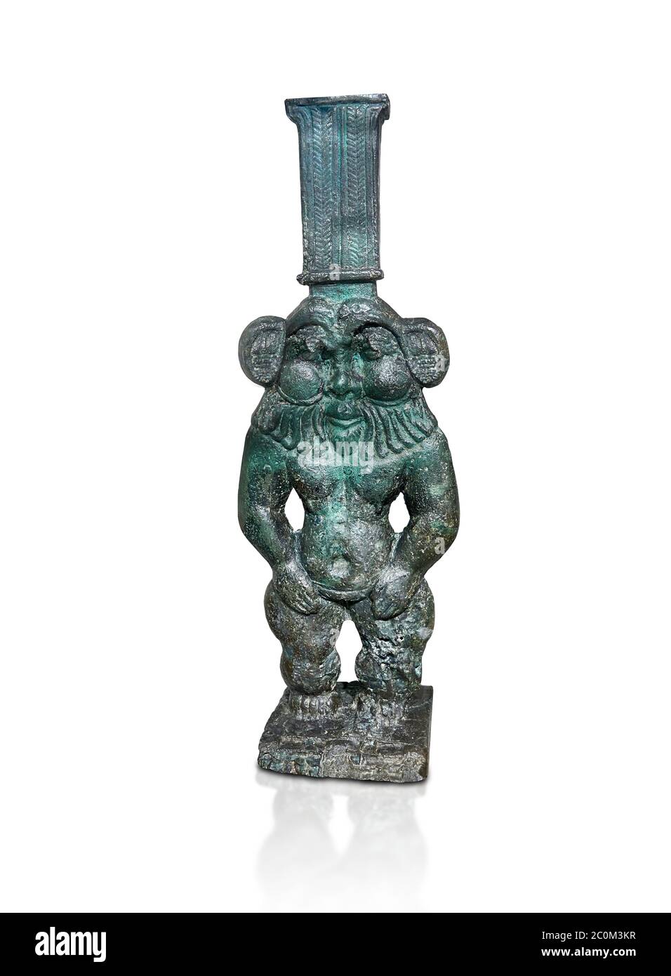 Ancient Egyptian bronze statue of Bes, Old Kingdom, Egyptian Museum ...