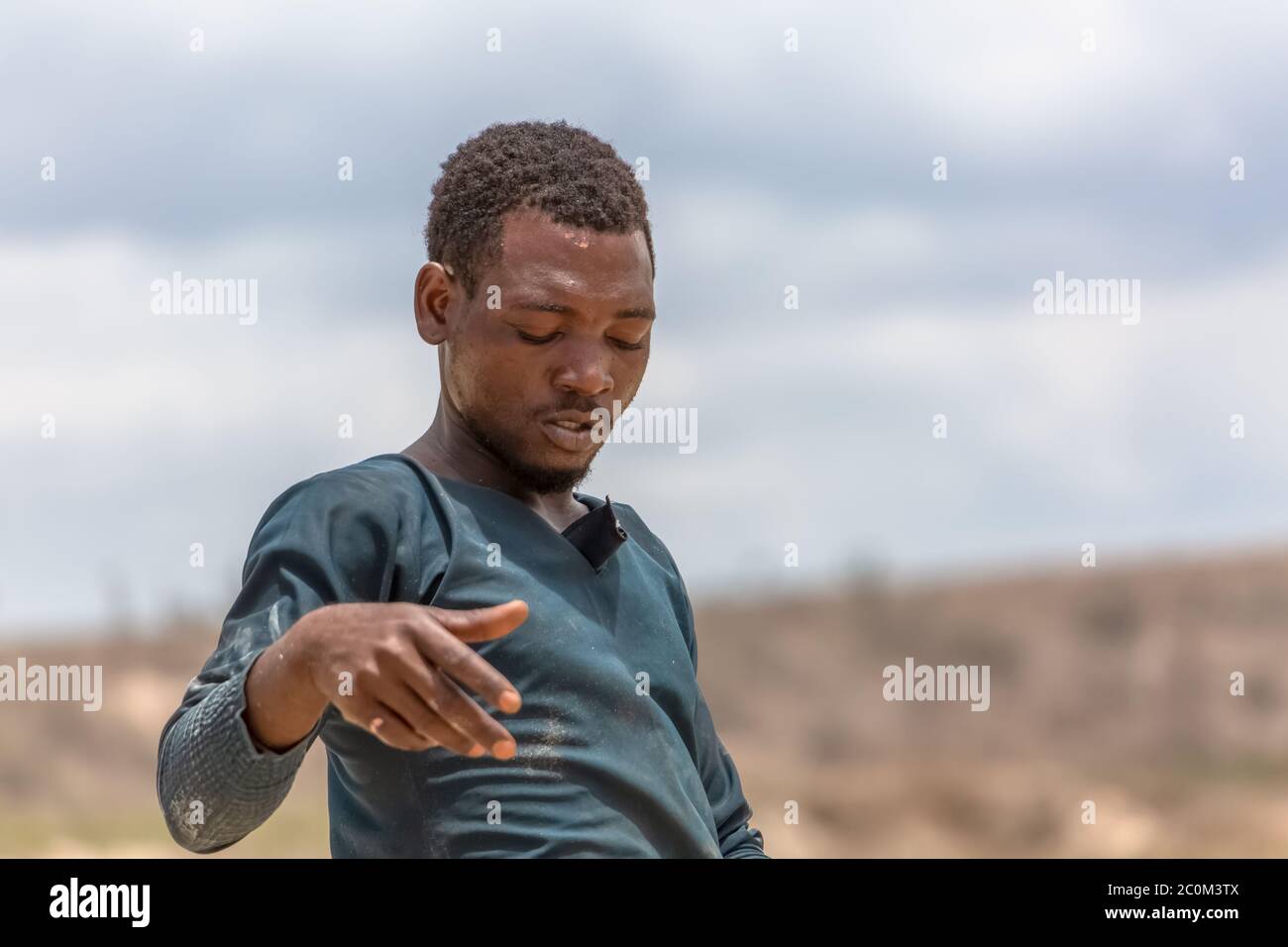 Luanda / Angola - 06/11/2018: Detailed view of a very expressive ...