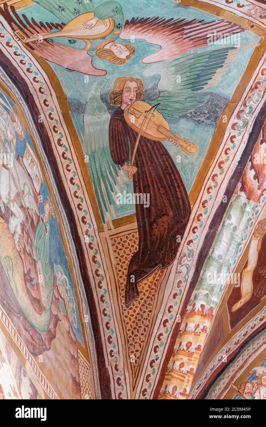 Fresco angel hi-res stock photography and images - Alamy