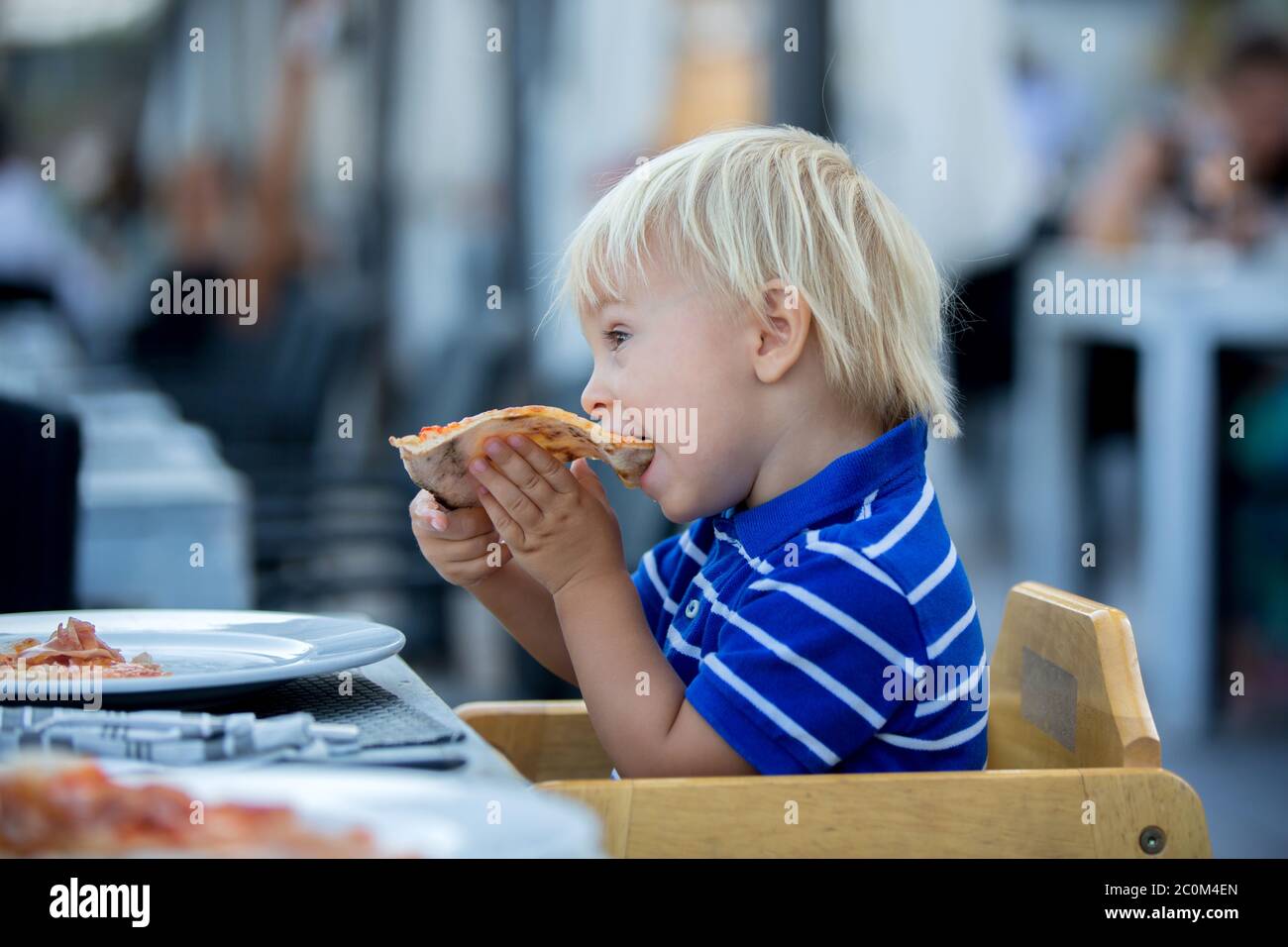 Boy snack ham hi-res stock photography and images - Alamy