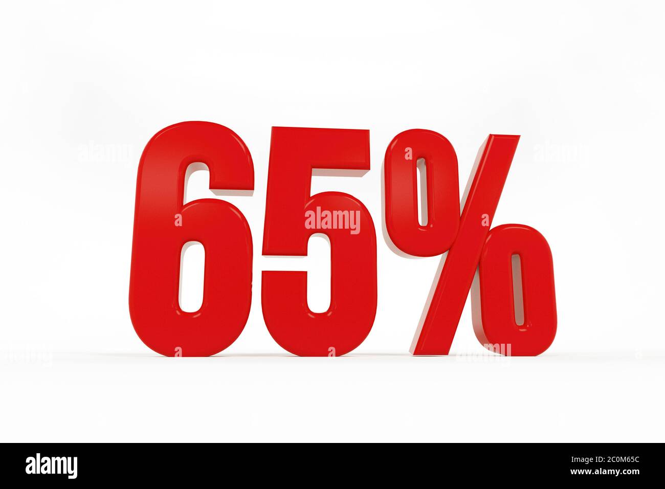 65 percent on white background hi-res stock photography and images - Alamy