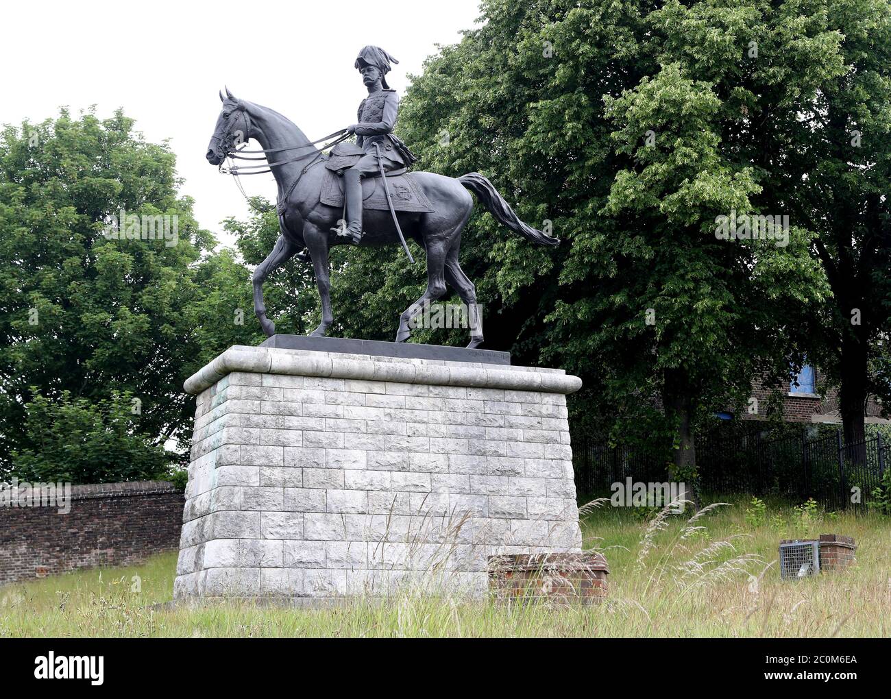 A statue of Lord Kitchener in Chatham, Kent Stock Photo - Alamy