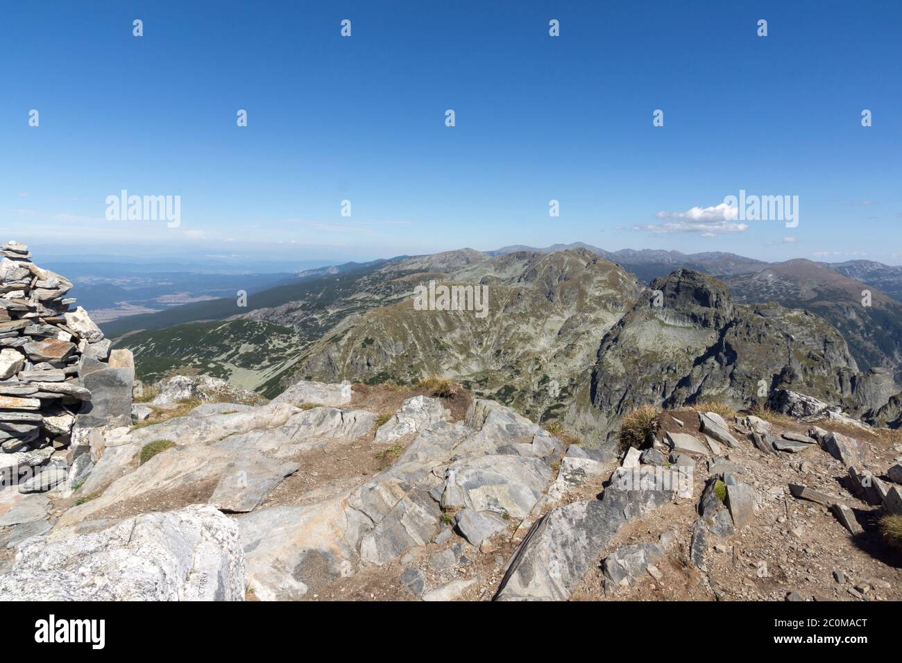 Amazing Landscape from Malyovitsa peak, Rila Mountain, Bulgaria Stock ...