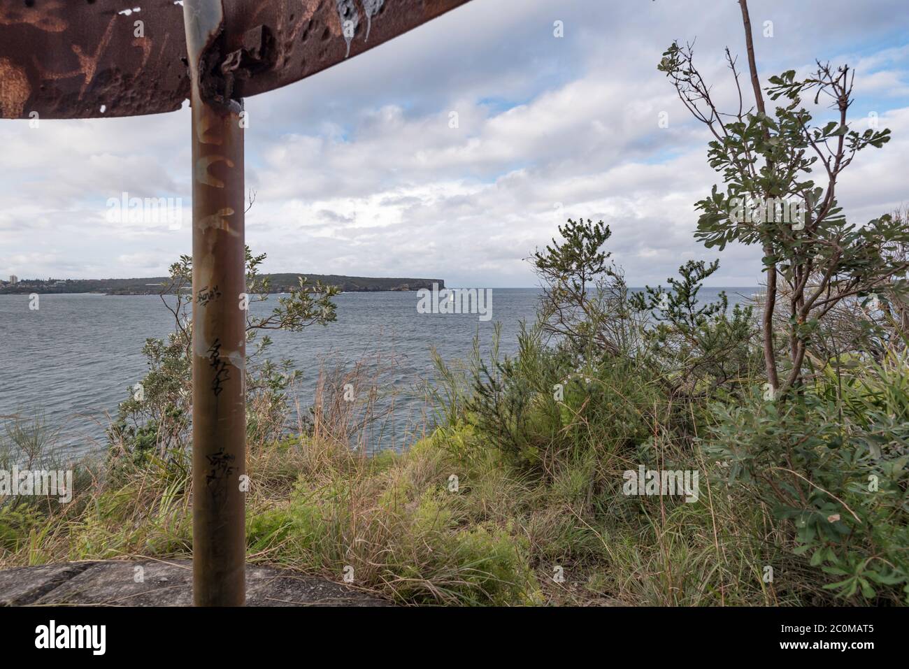 In ruins now, this former observation post on Middle Head in Sydney ...