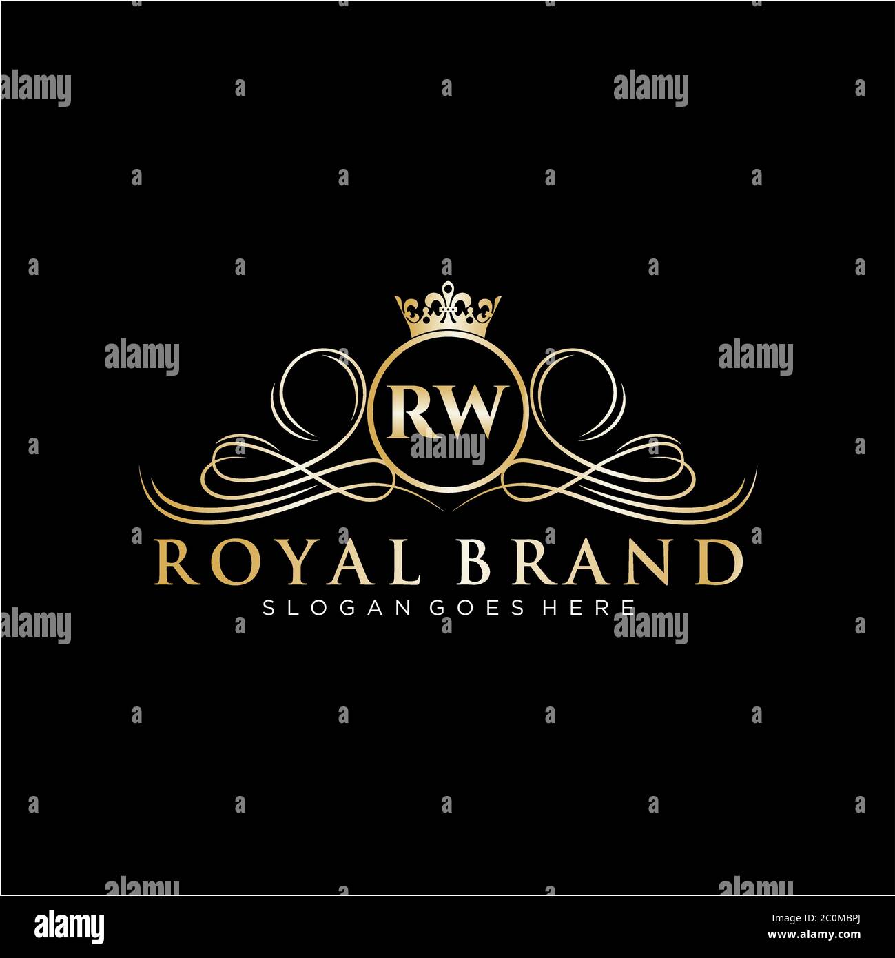 Rw brand logo hi-res stock photography and images - Alamy