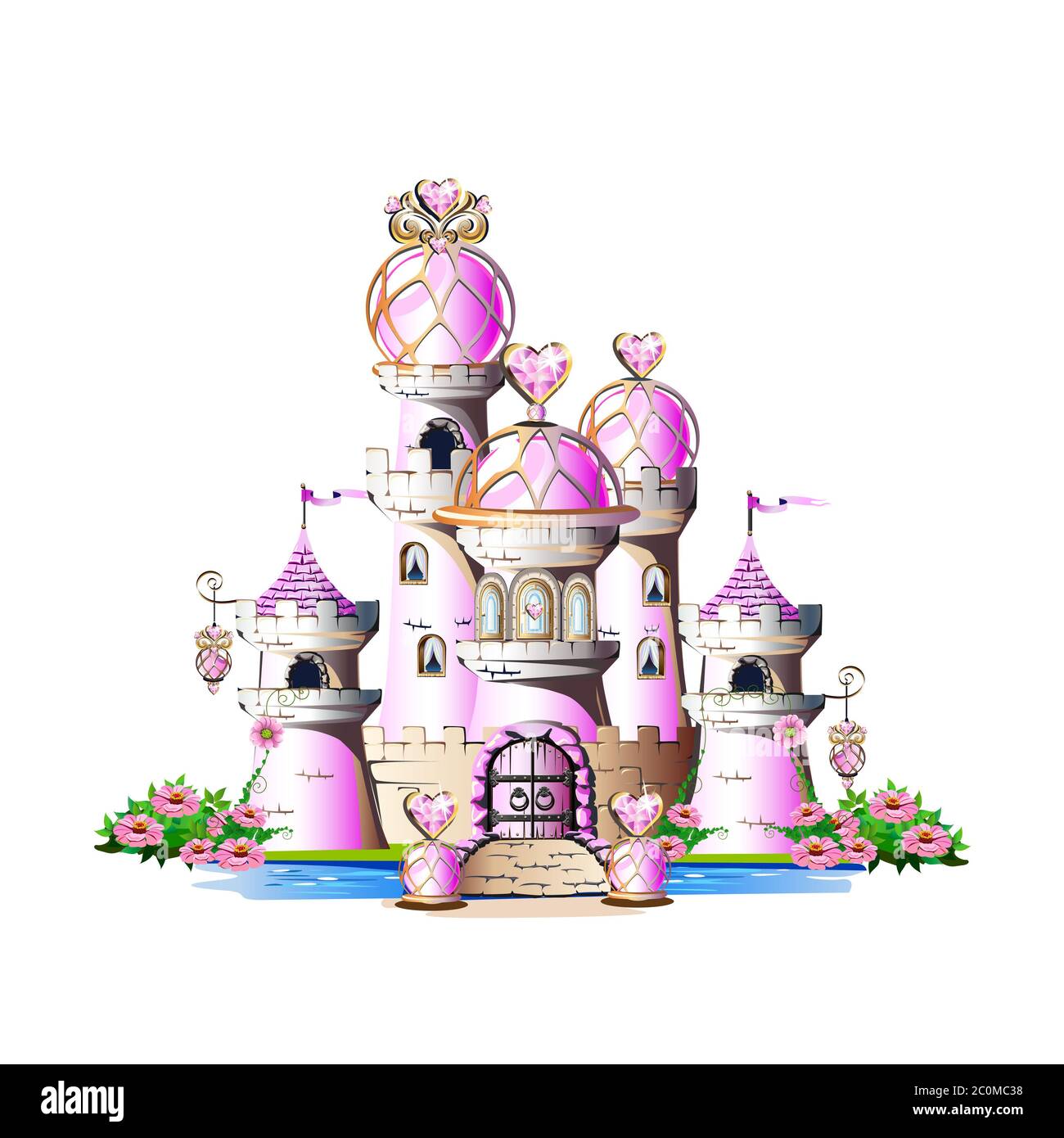 Cute pink fairy tale Cut Out Stock Images & Pictures - Alamy