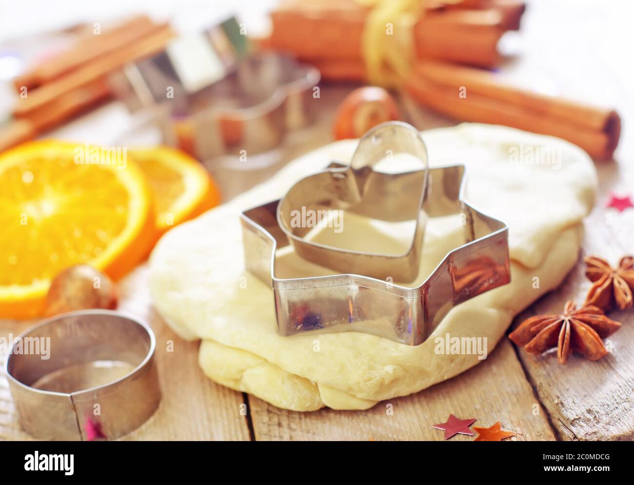 christmas baking background Stock Photo - Alamy