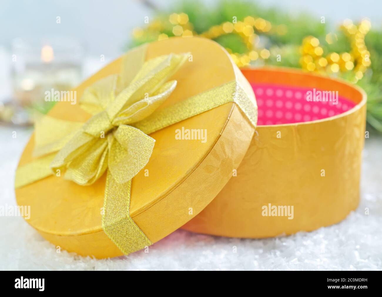 box for present Stock Photo - Alamy