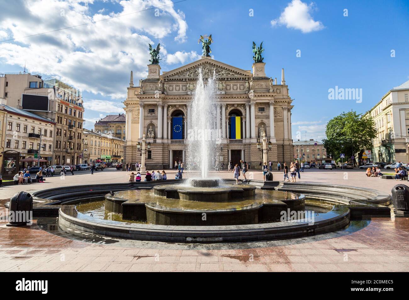 Lviv Opera and Ballet Theater, Ukraine Stock Photo - Alamy