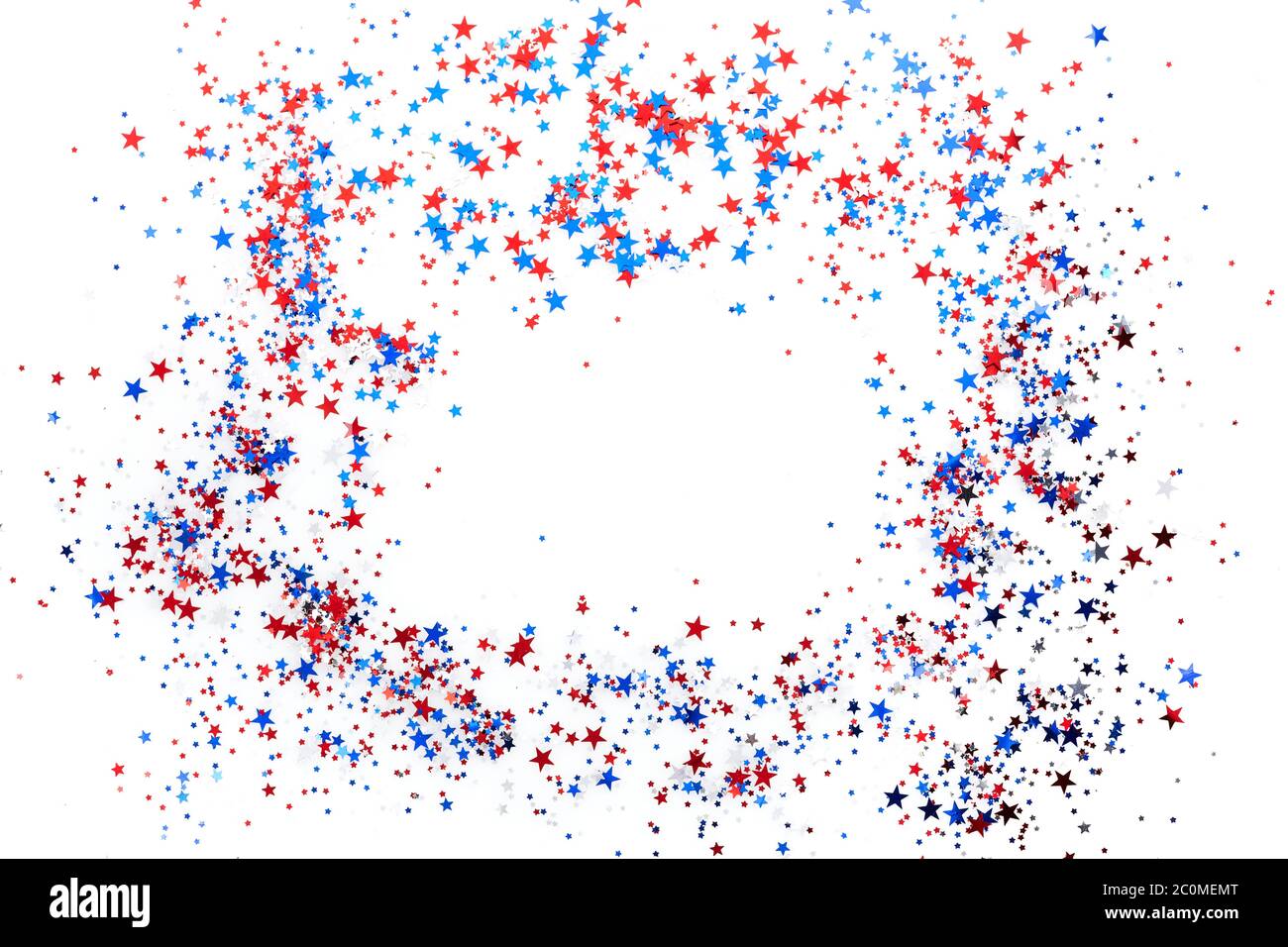 4th of july background with confetti. Usa independence day celebration ...