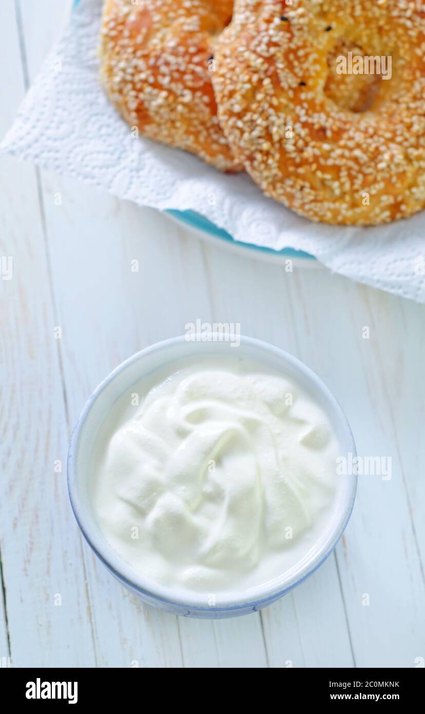 Sour cr hi-res stock photography and images - Alamy
