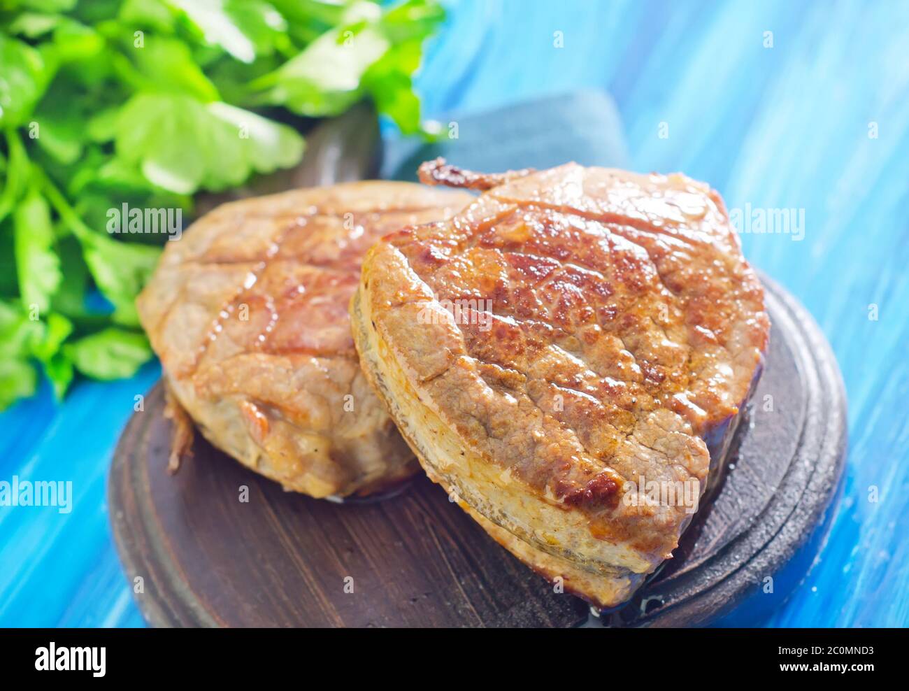steak on board Stock Photo - Alamy