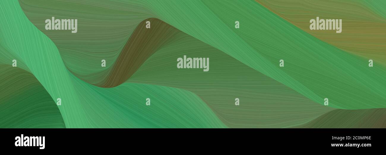 very dynamic curved speed lines background or backdrop with sea green ...