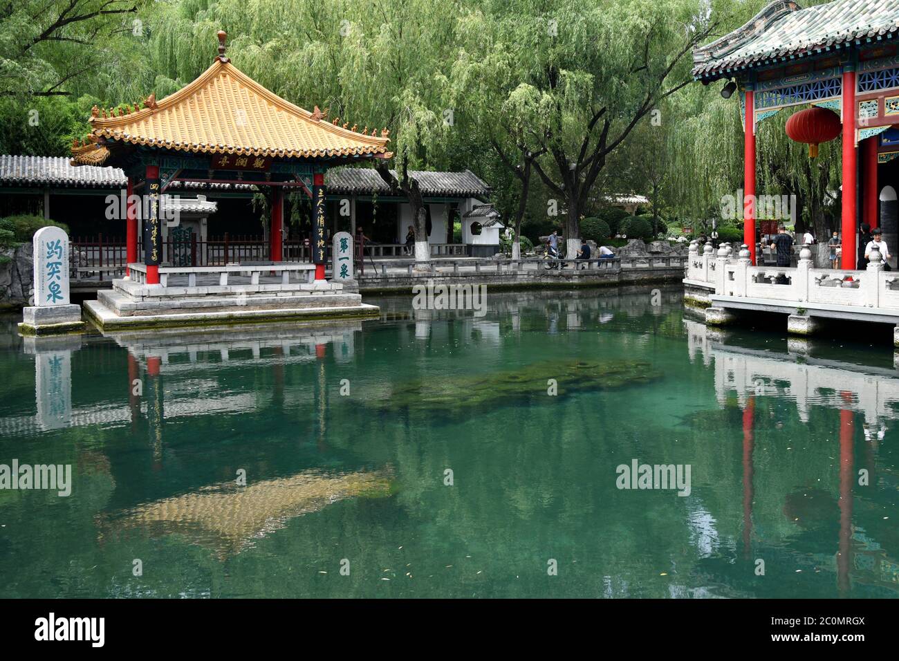 Jinan. 12th June, 2020. Photo taken on June 12, 2020 shows the Baotu ...
