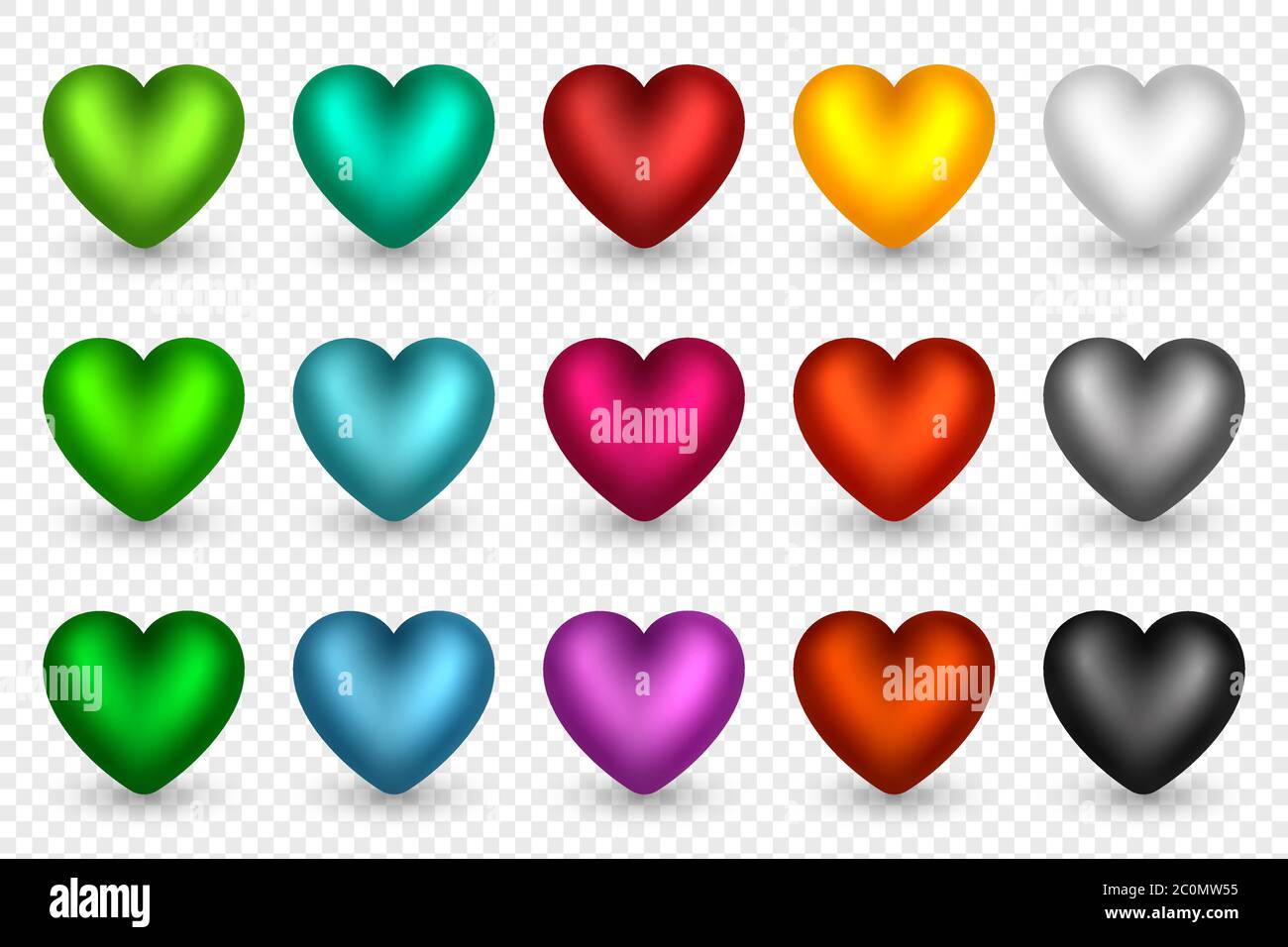 3d pink heart in Stock Vector Images - Alamy
