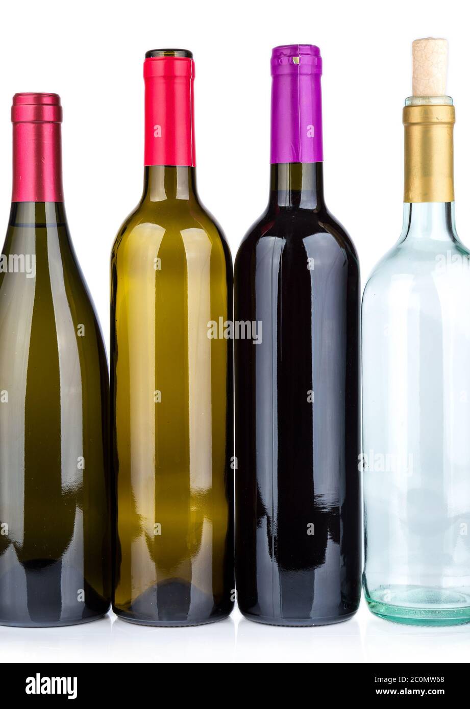 Bottles wine front group hi-res stock photography and images - Alamy