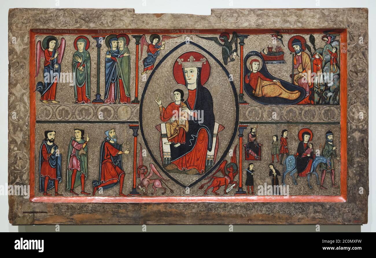 Romanesque antependium (altar frontal), known as the Antependium from ...