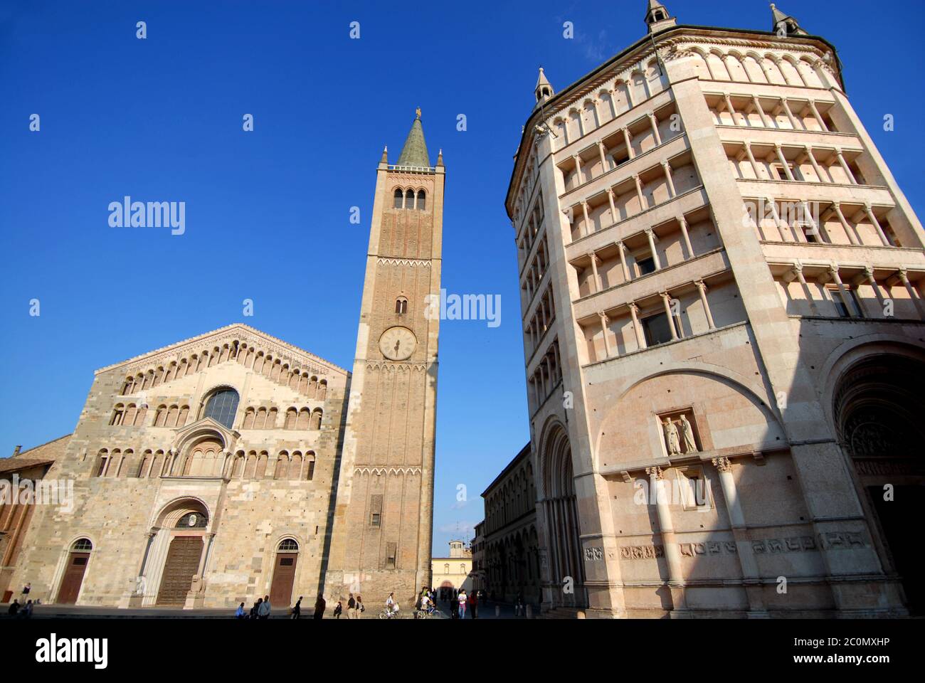 Parma is the Italian capital of culture 2020. The baptistery of Parma ...