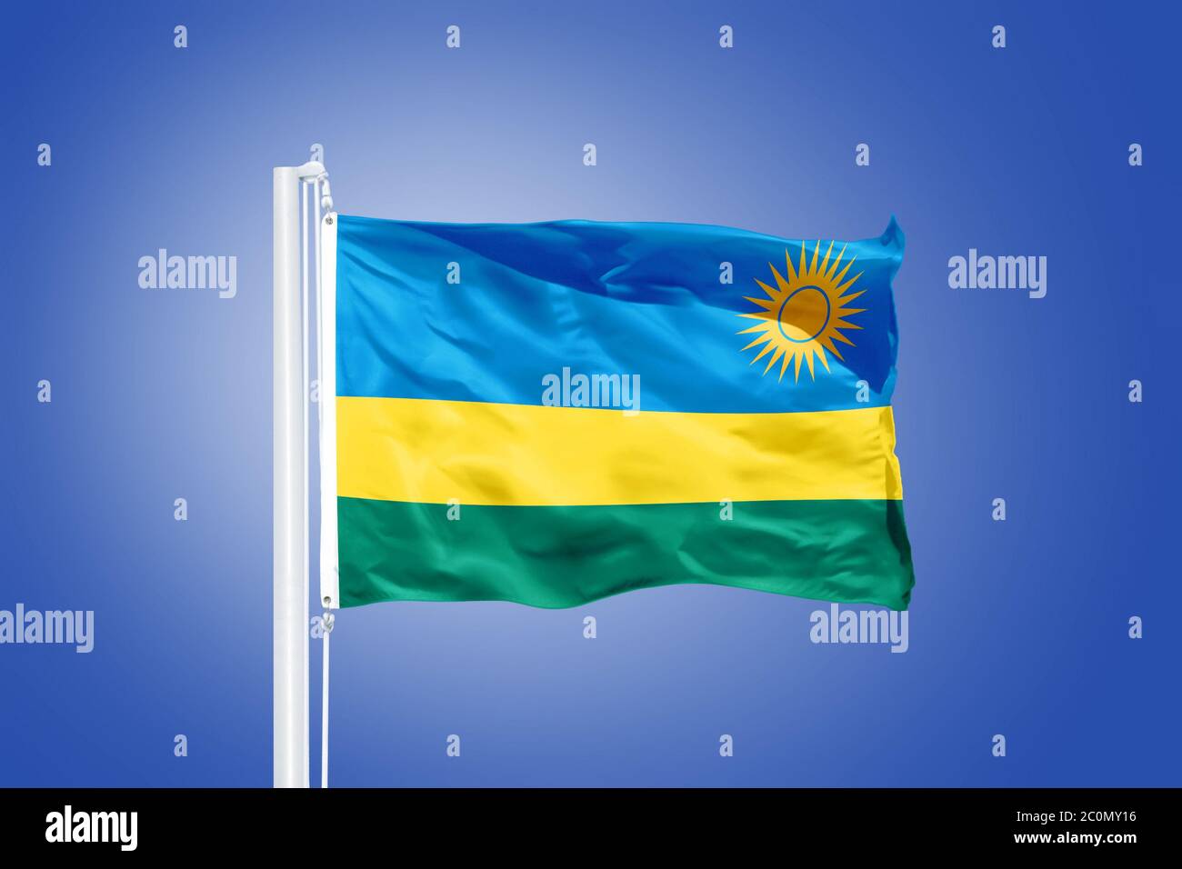 Rwanda flag rwandan national hi-res stock photography and images - Alamy
