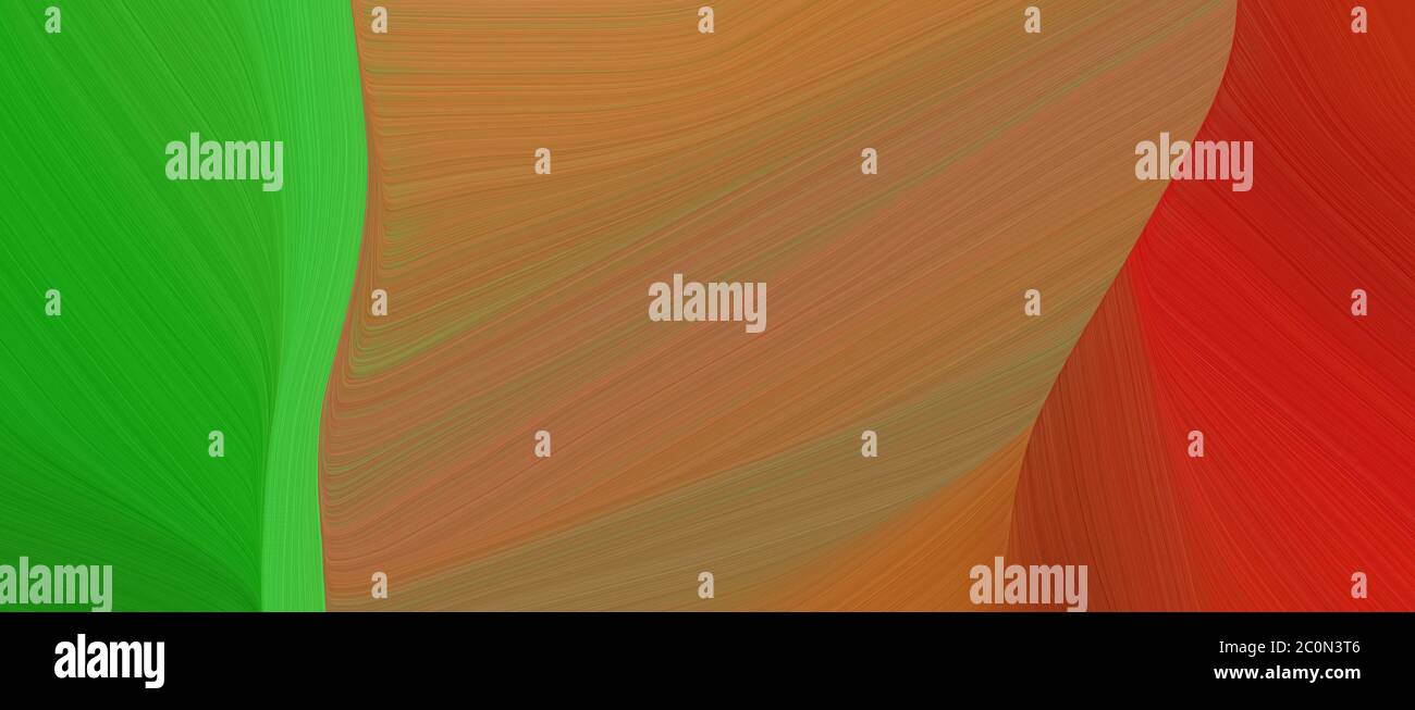 creative curved speed lines background or backdrop with sienna, forest ...