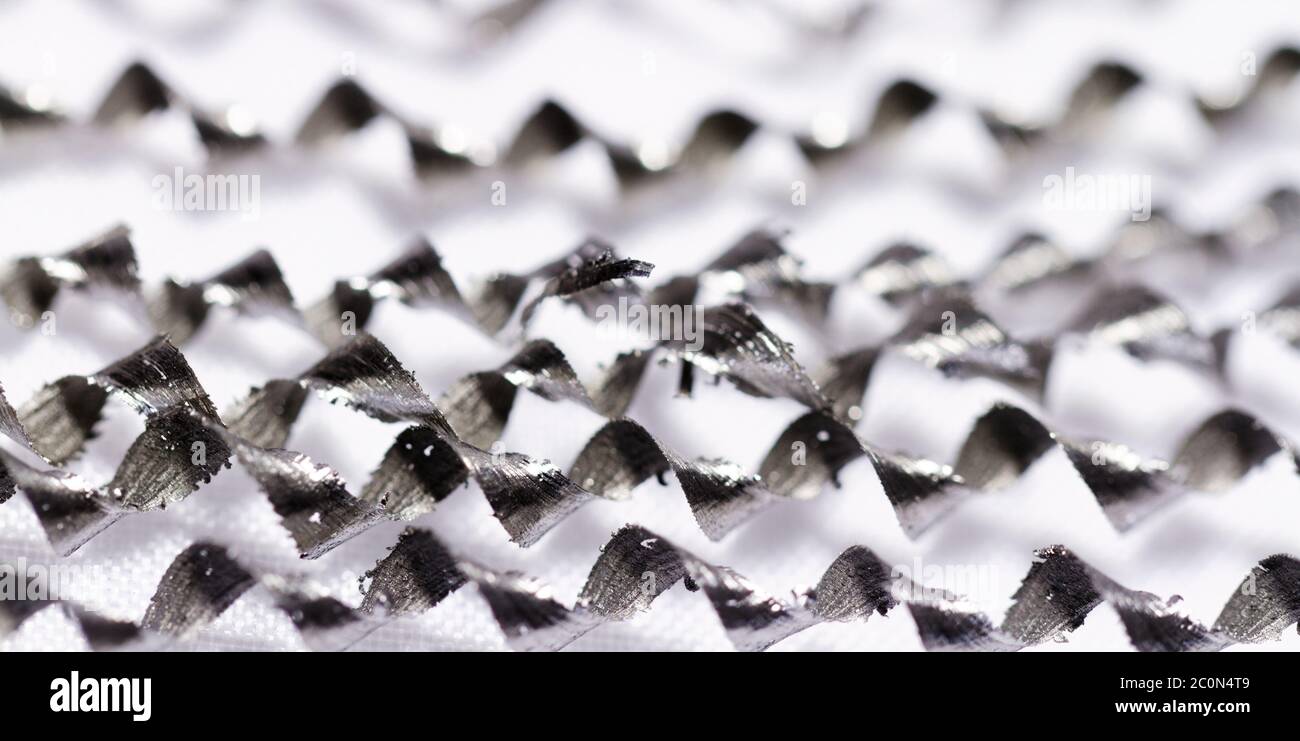 Close up photo of steel or metal shavings Stock Photo - Alamy