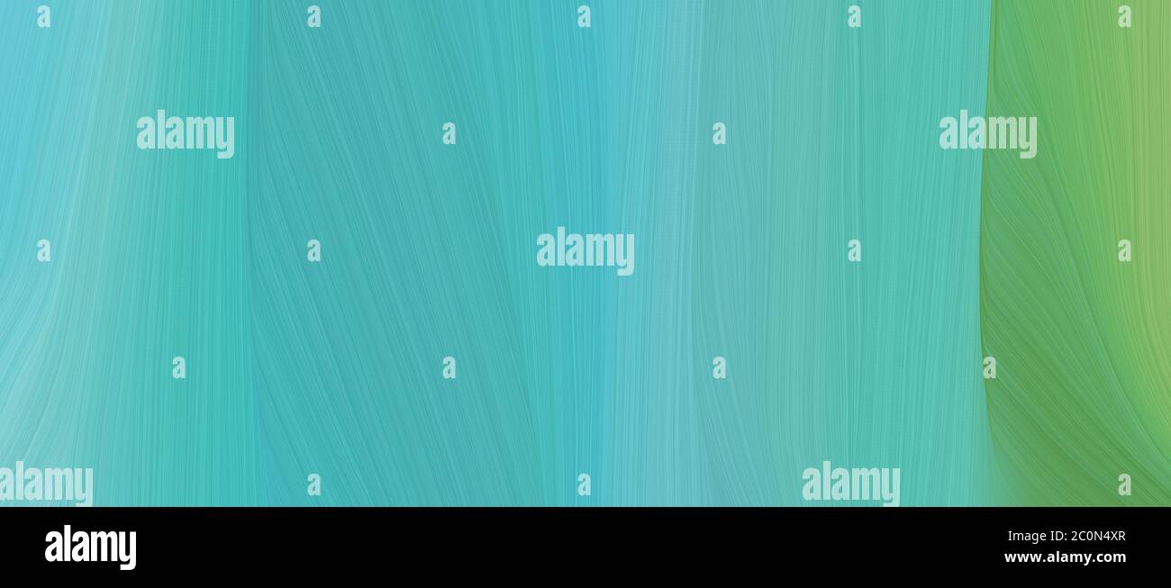abstract curved speed lines background or backdrop with medium aqua ...