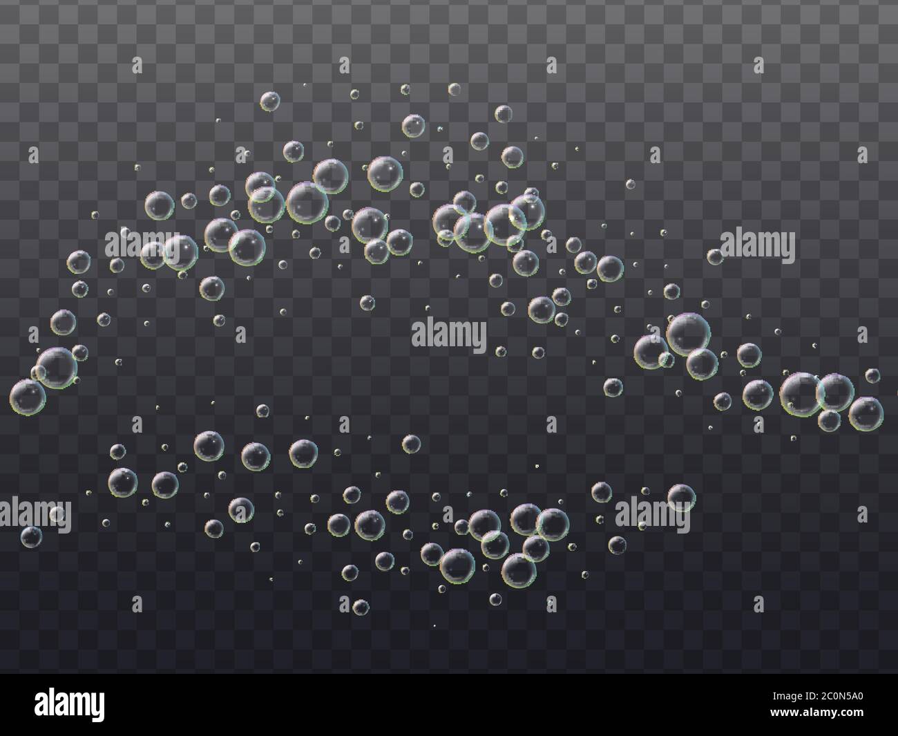 Bubble foam set collection Stock Vector Images - Alamy