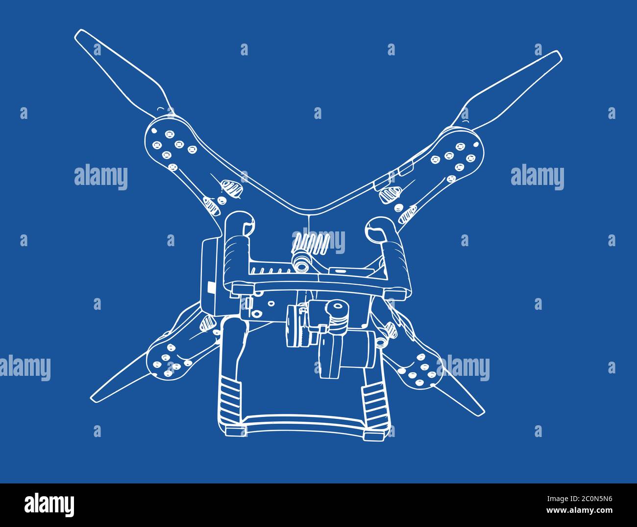 Quadcopter drawing hi-res stock photography and images - Alamy