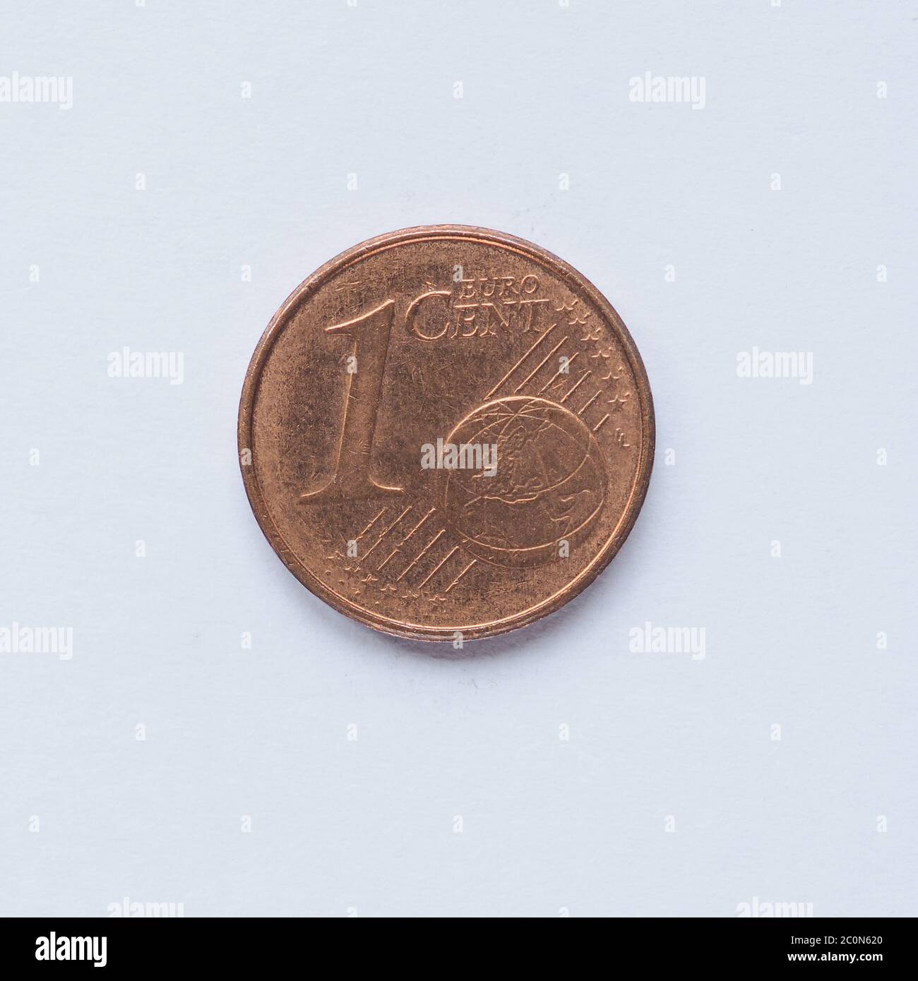 1 cent coin Stock Photo - Alamy