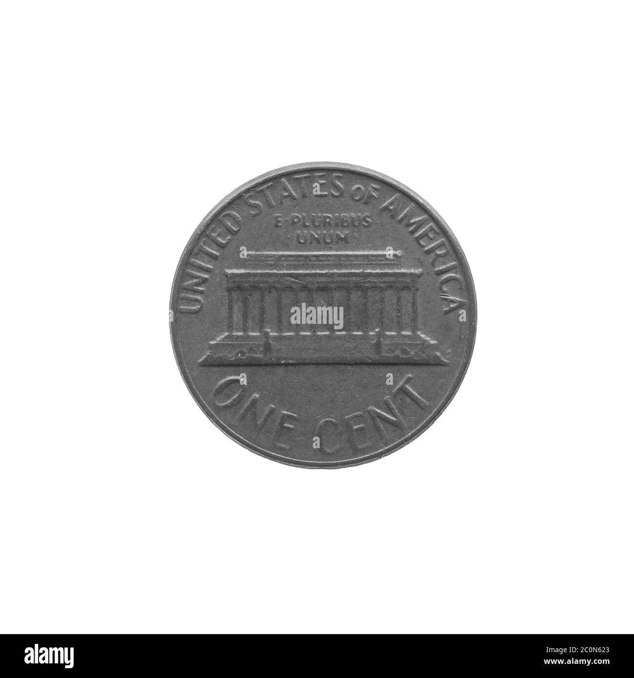 Black and white Coin isolated Stock Photo - Alamy