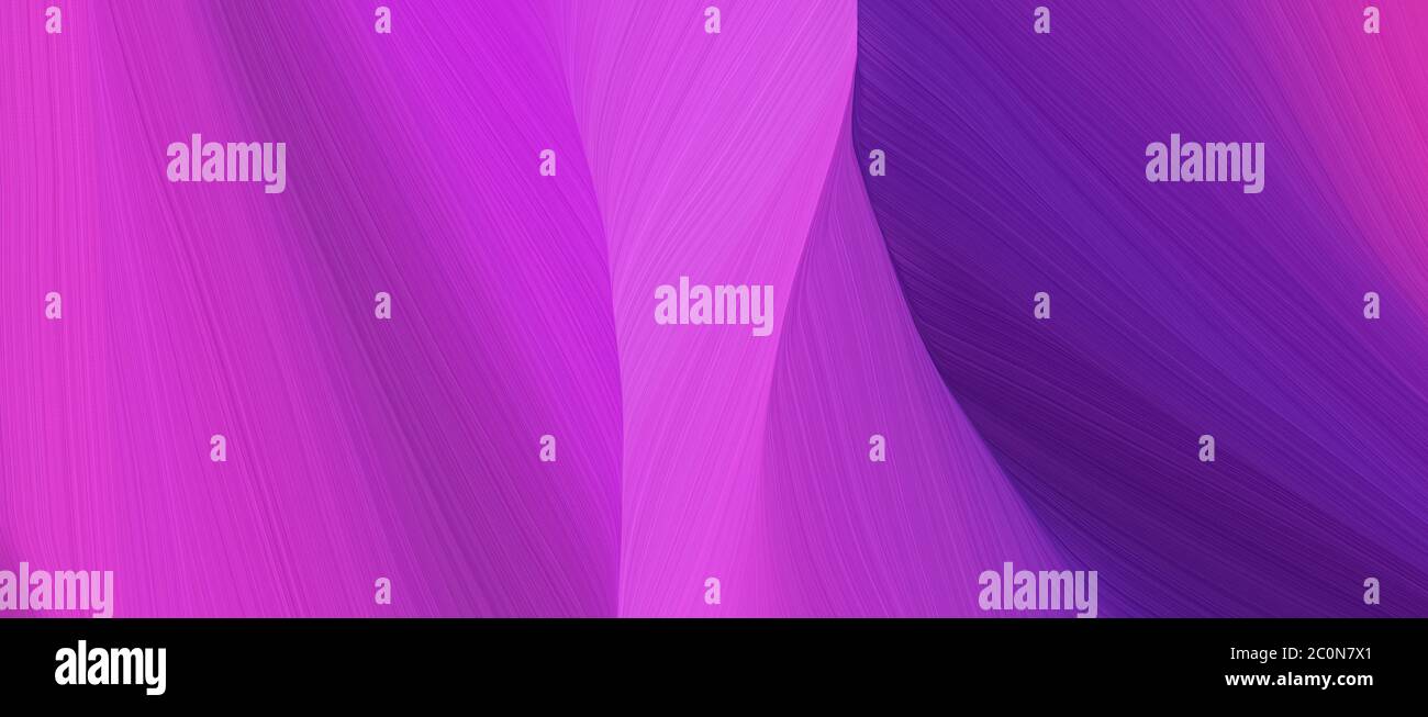 creative curved speed lines background or backdrop with medium orchid ...