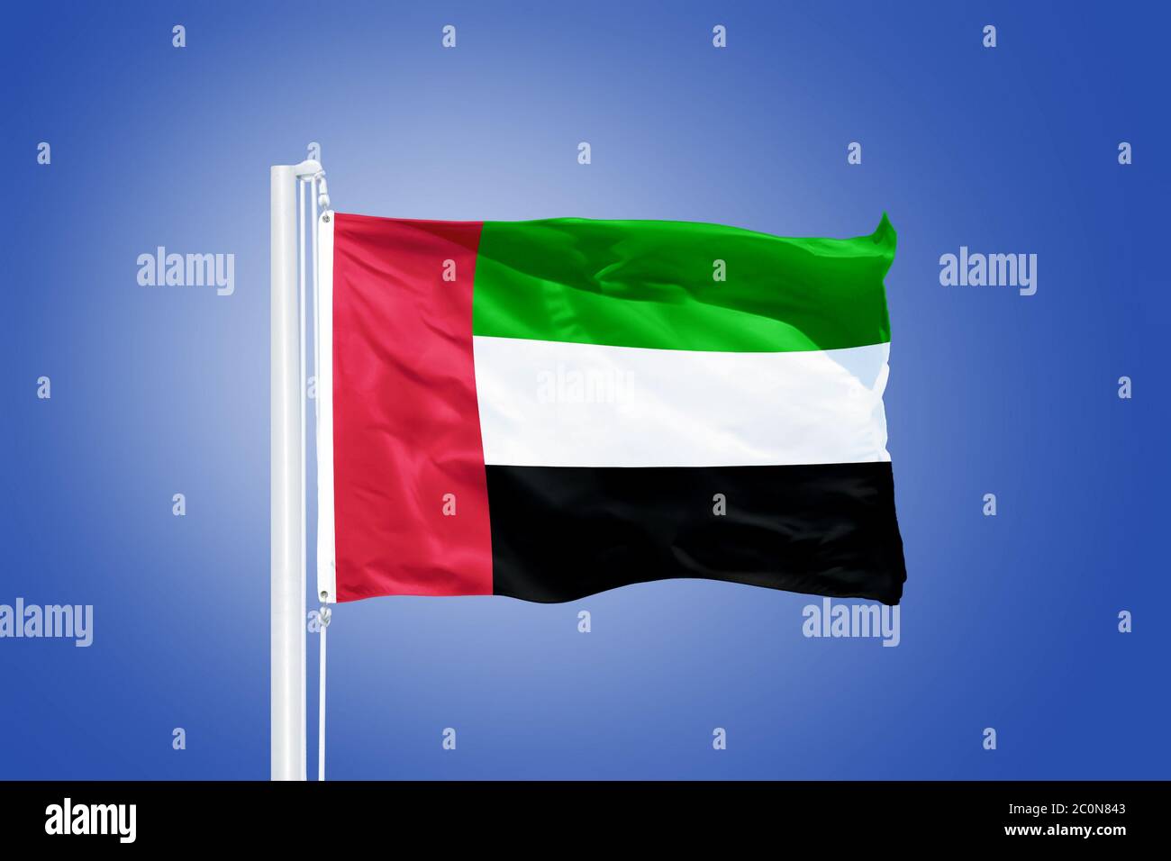 Emirates flag pole hi-res stock photography and images - Alamy