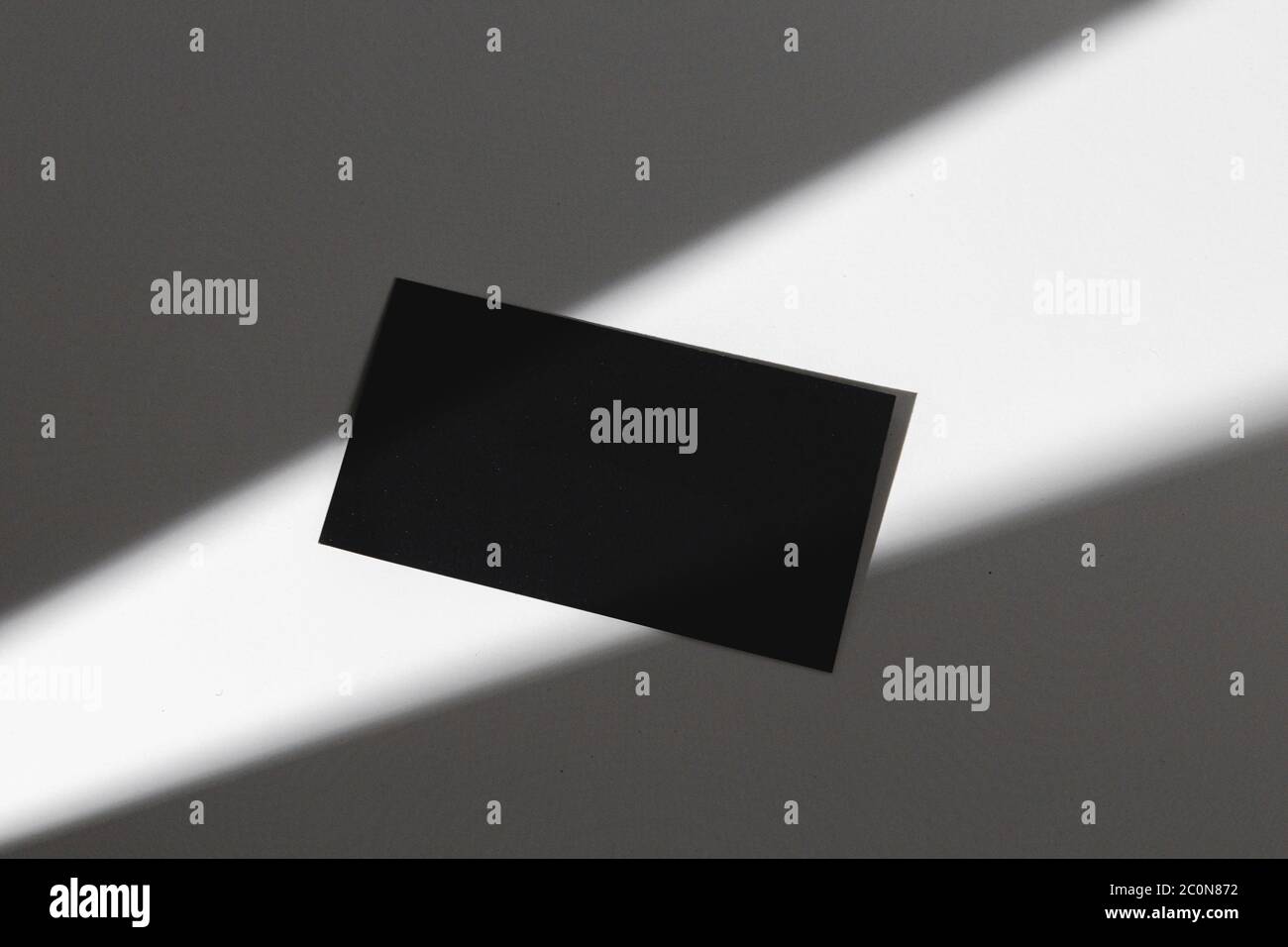 Dark photo of business identity template mockup Stock Photo - Alamy