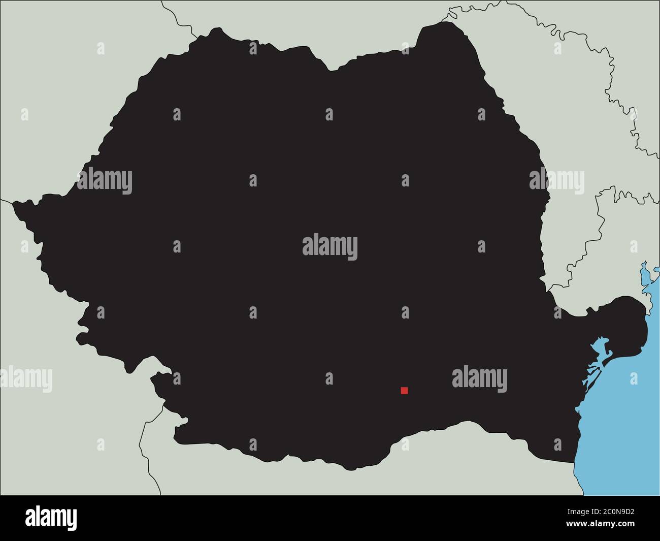 Map romania black background Stock Vector Images - Alamy