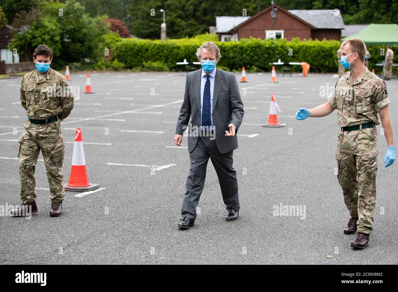 Scottish Secretary Alister Jack meets members of the 5th Battalion ...