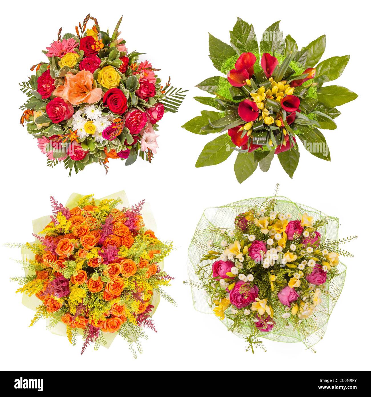 Wedding flower arrangement top Cut Out Stock Images & Pictures - Alamy