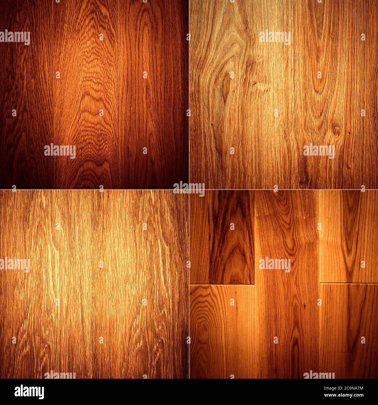 Set of four wooden textures background patterns Stock Photo - Alamy
