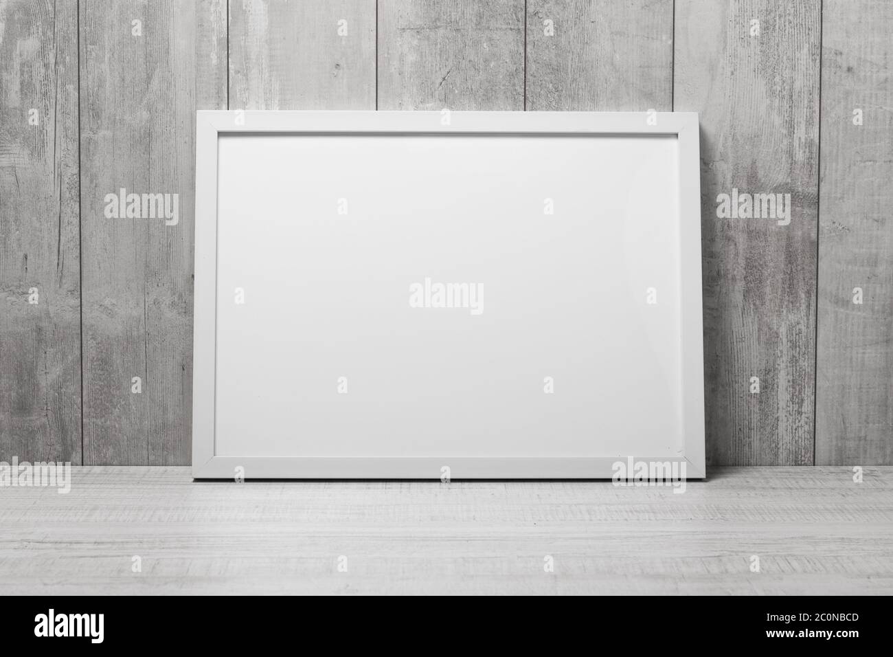 empty modern style frame on wall Stock Photo - Alamy