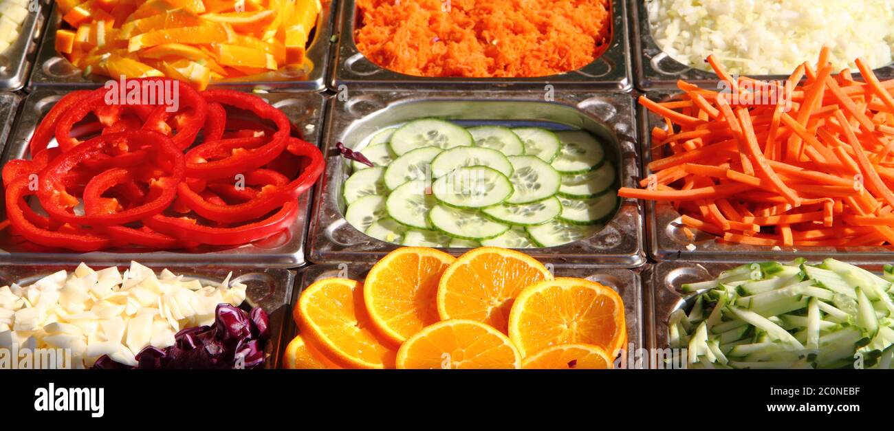 vegetable and fruit as very nice food background Stock Photo - Alamy