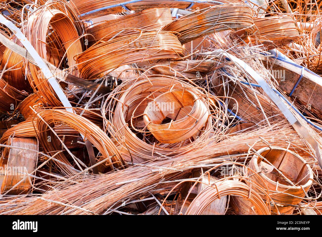 Metal Ready for Recycling Stock Photo - Alamy