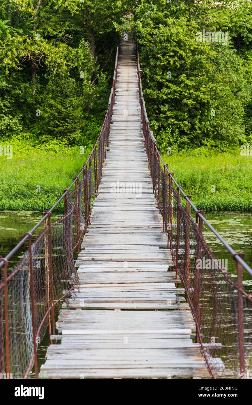 Swing bridge rain forest hi-res stock photography and images - Alamy
