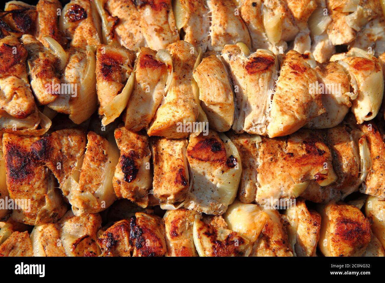 grilled meat as very nice food background Stock Photo - Alamy