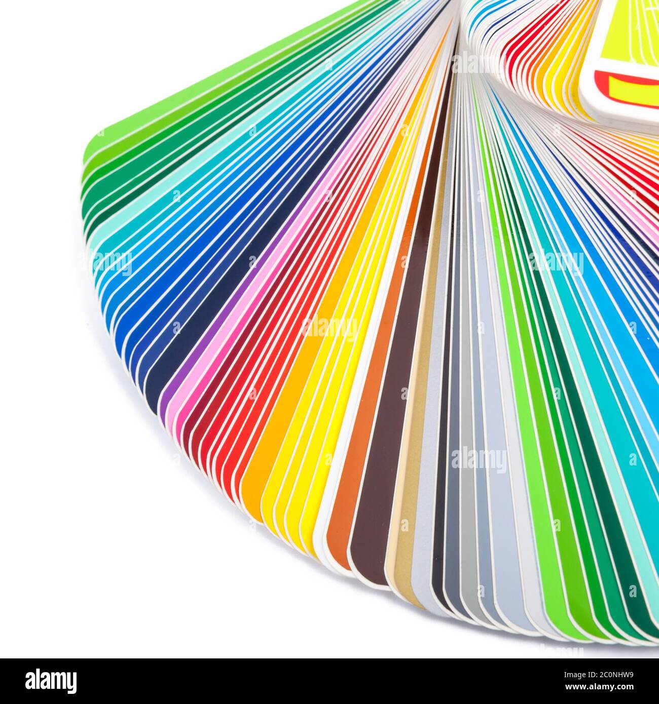 open color guide swatch on white Stock Photo - Alamy