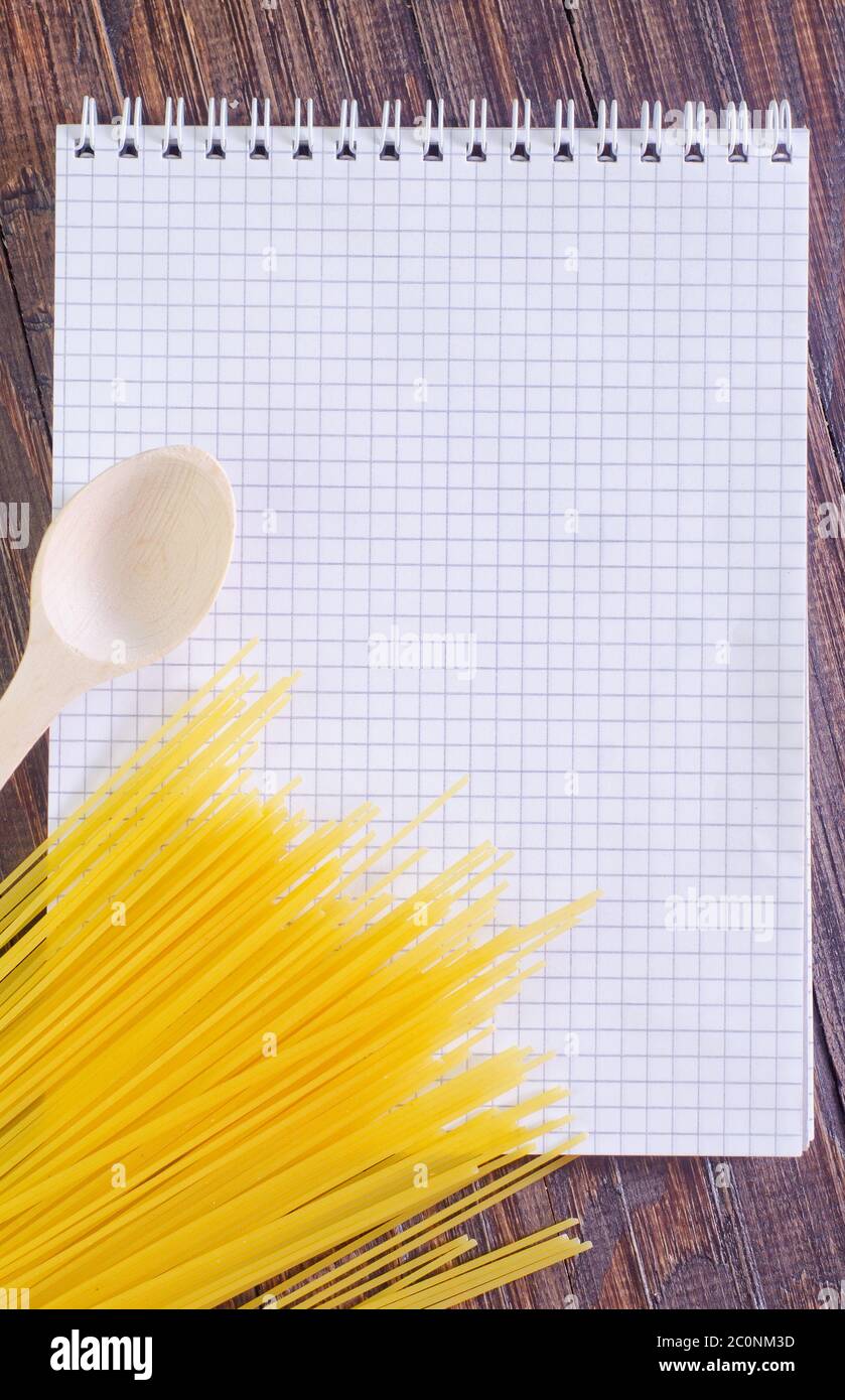 note for recipe Stock Photo - Alamy