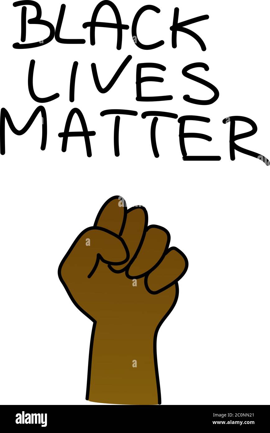 Black hand symbol of fight Stock Photo - Alamy